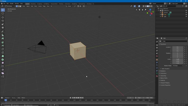 Edit Mode Basics – Blender Knowledgebase