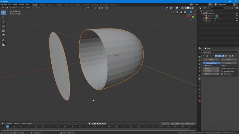 Split (selection) – Blender Knowledgebase