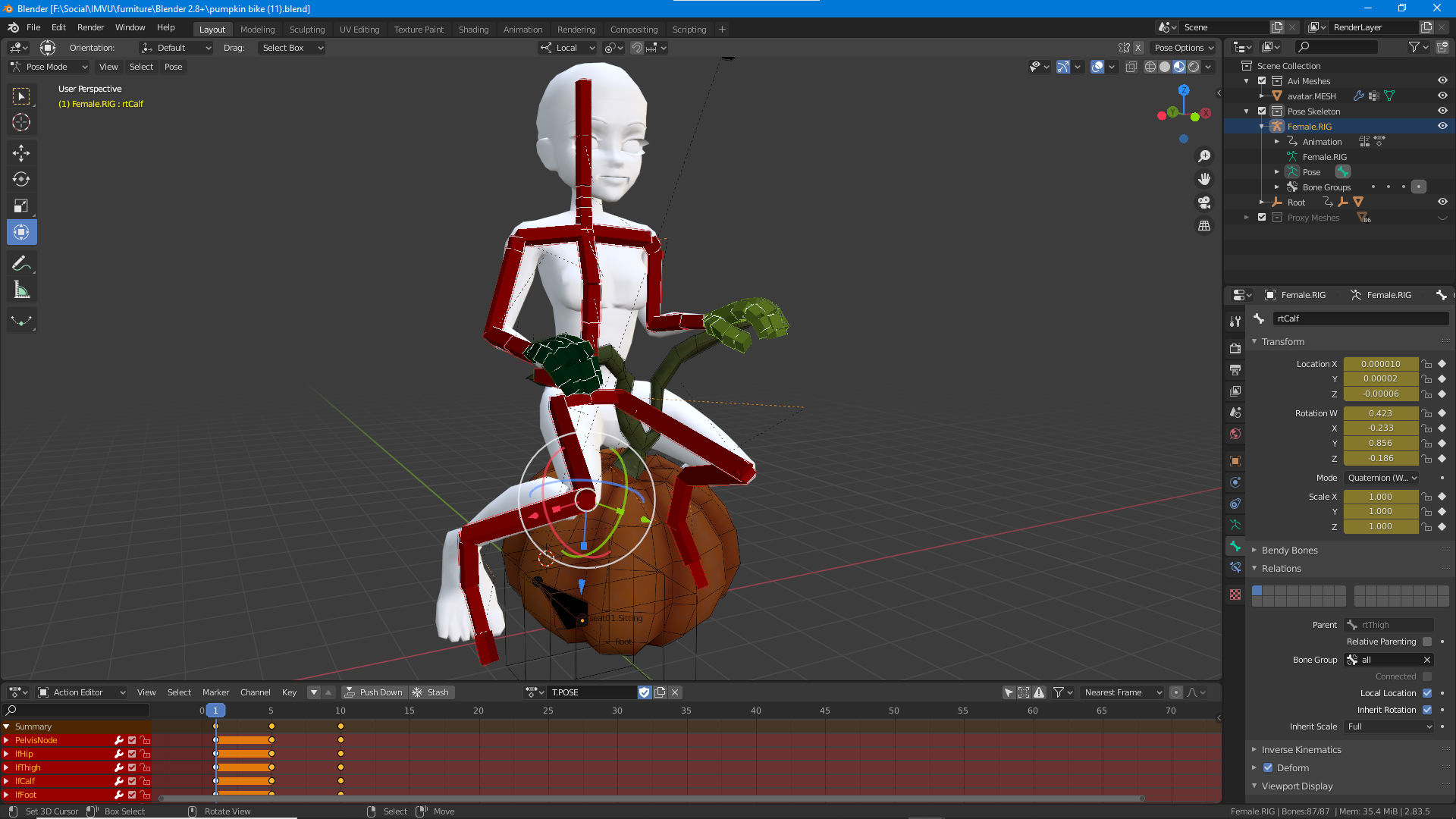 Magic Pumpkin Bike – Blender Knowledgebase