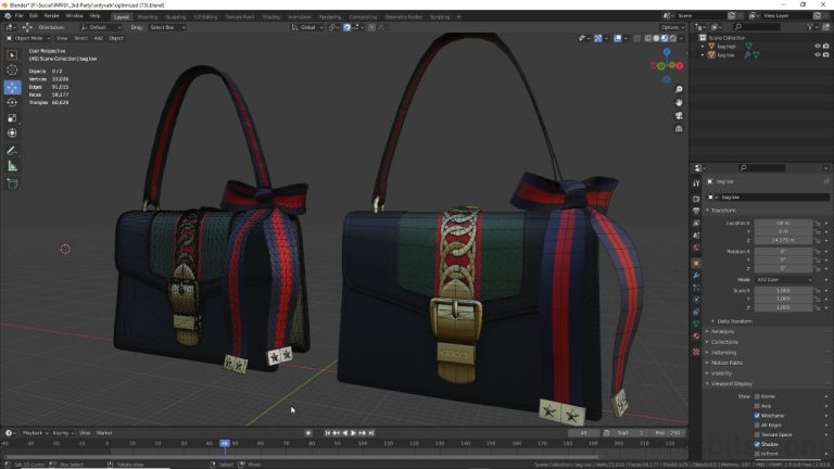 Optimising Meshes for IMVU – Blender Knowledgebase