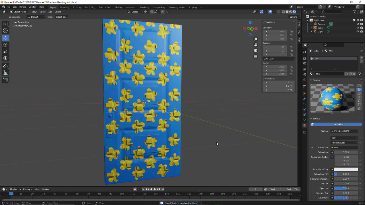 Texture Blending Using Masks Blender Knowledgebase