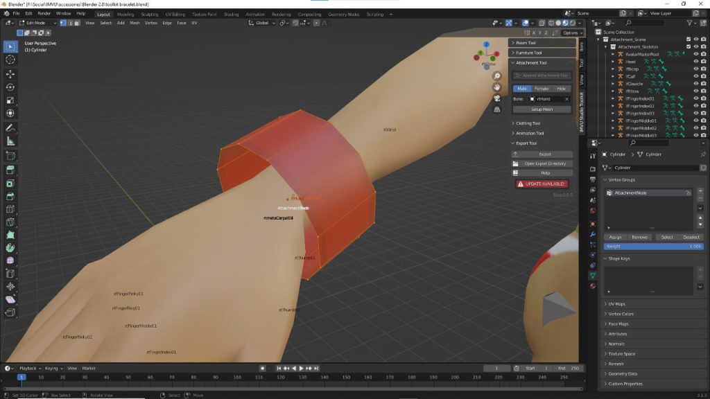 IMVU Studio Toolkit – Attachments (Accessories) – Blender Knowledgebase