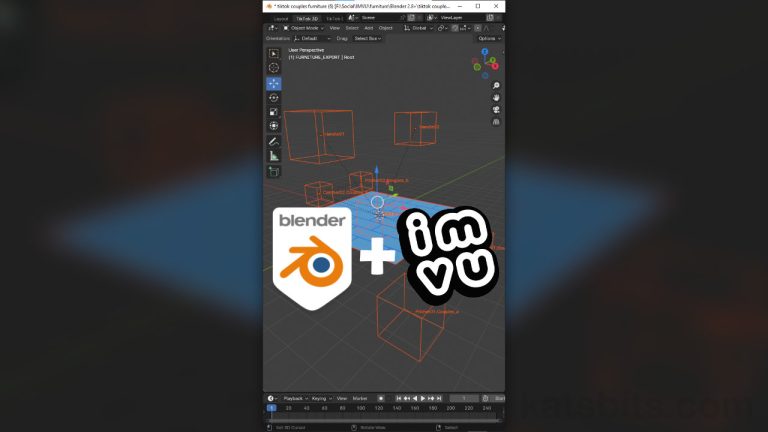 Couples Furniture for IMVU – Blender Knowledgebase