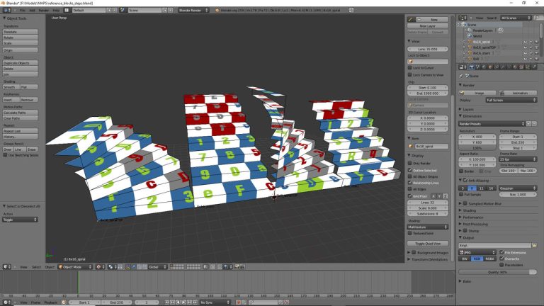 GtkRadiant Step/Stair Reference Pack for Blender – KatsBits.com (legacy)